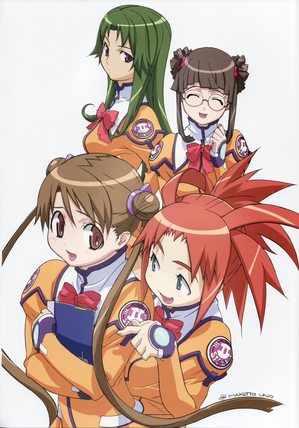 uchuu no stellvia arisa glennorth fujisawa yayoi katase shima kayama akira tagme | #57605 | yande.re